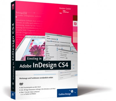 Foto – Abbildung des Buchs "Einstieg in Adobe InDesign CS4" - InDesign-Blog