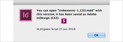 InDesign Datei-Version identifizieren