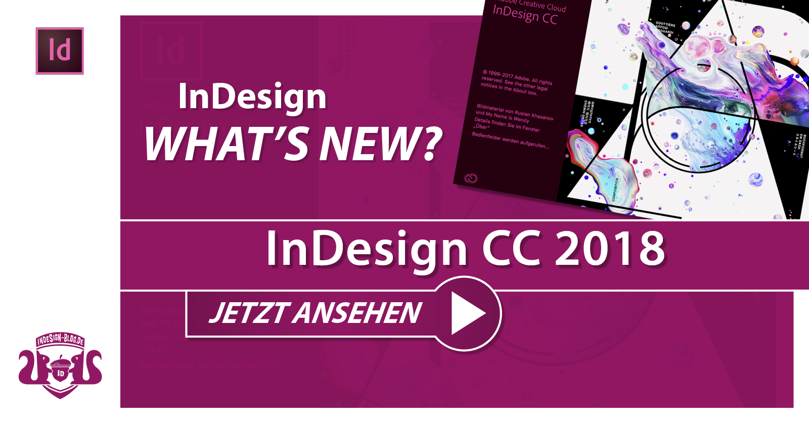 What’s New – InDesign CC 2018