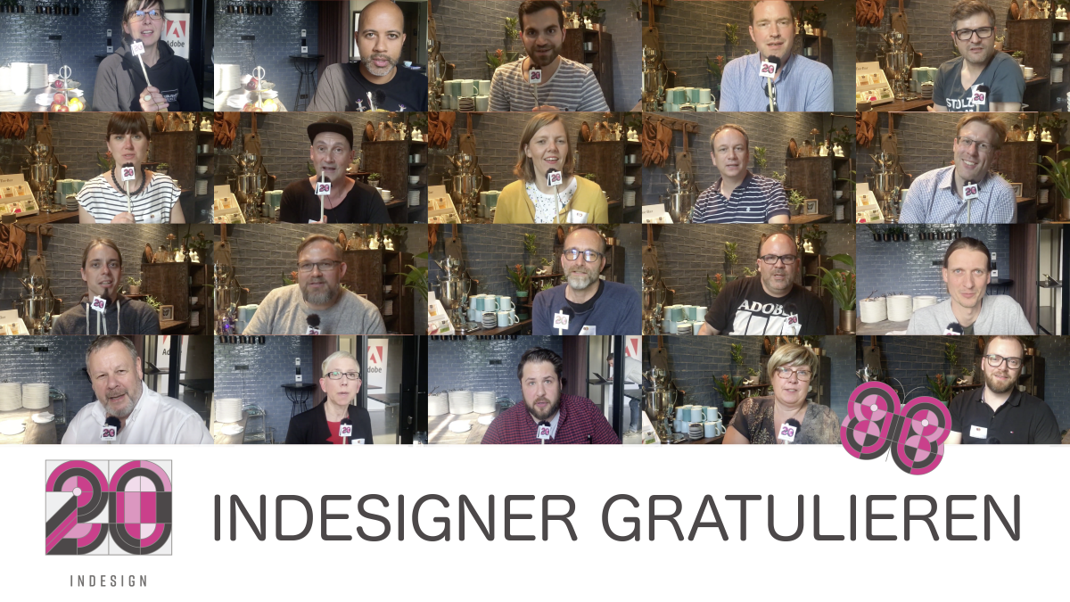 20 Jahre Adobe InDesign – 20 InDesigner gratulieren! - InDesign-Blog